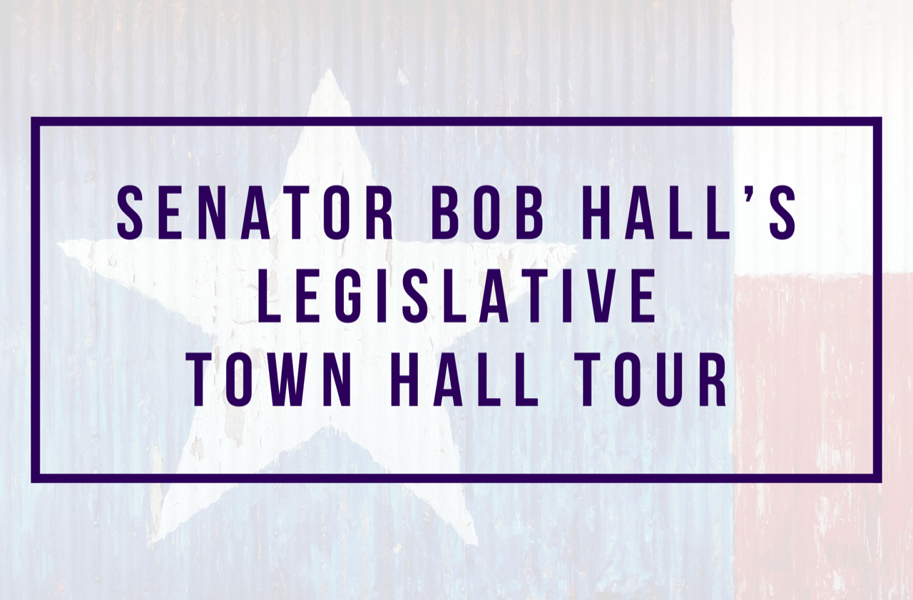 Town Hall with Sen. Bob Hall - Kaufman County Conservatives